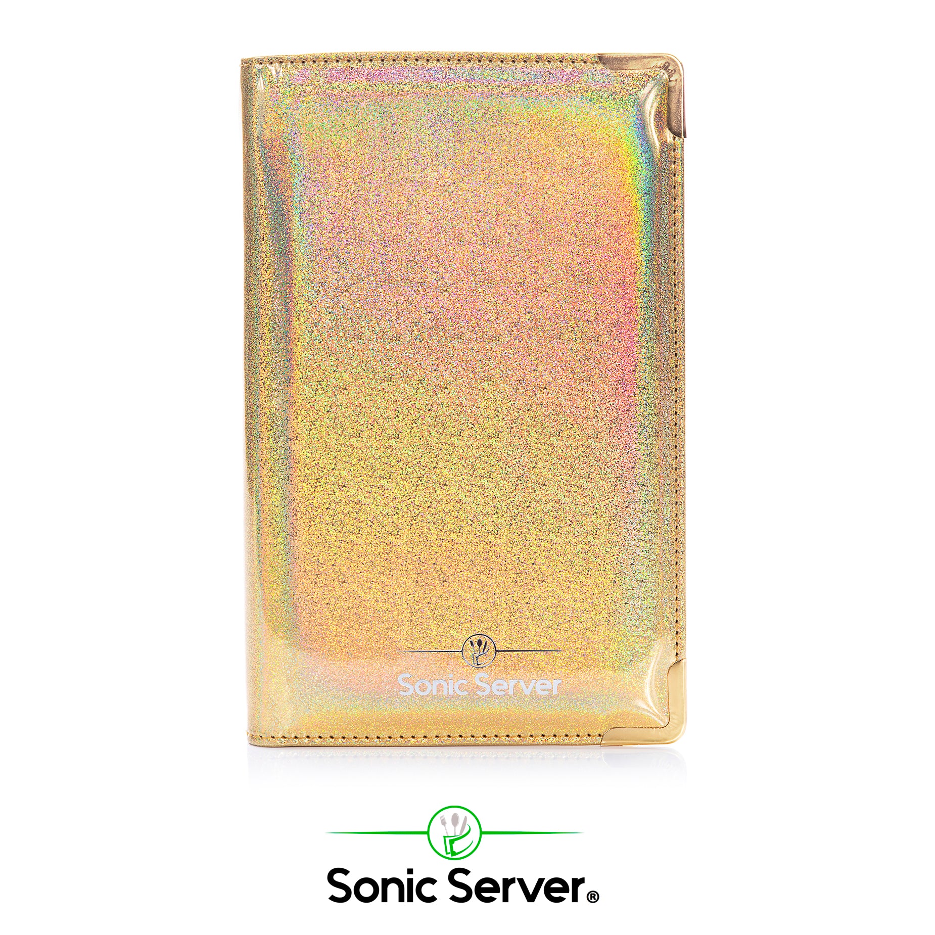 Sonic Server 11-Pocket Holographic 5x8 Server Book Organizer with Doub